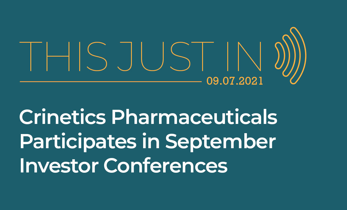 Crinetics Pharmaceuticals - September Investor Conferences