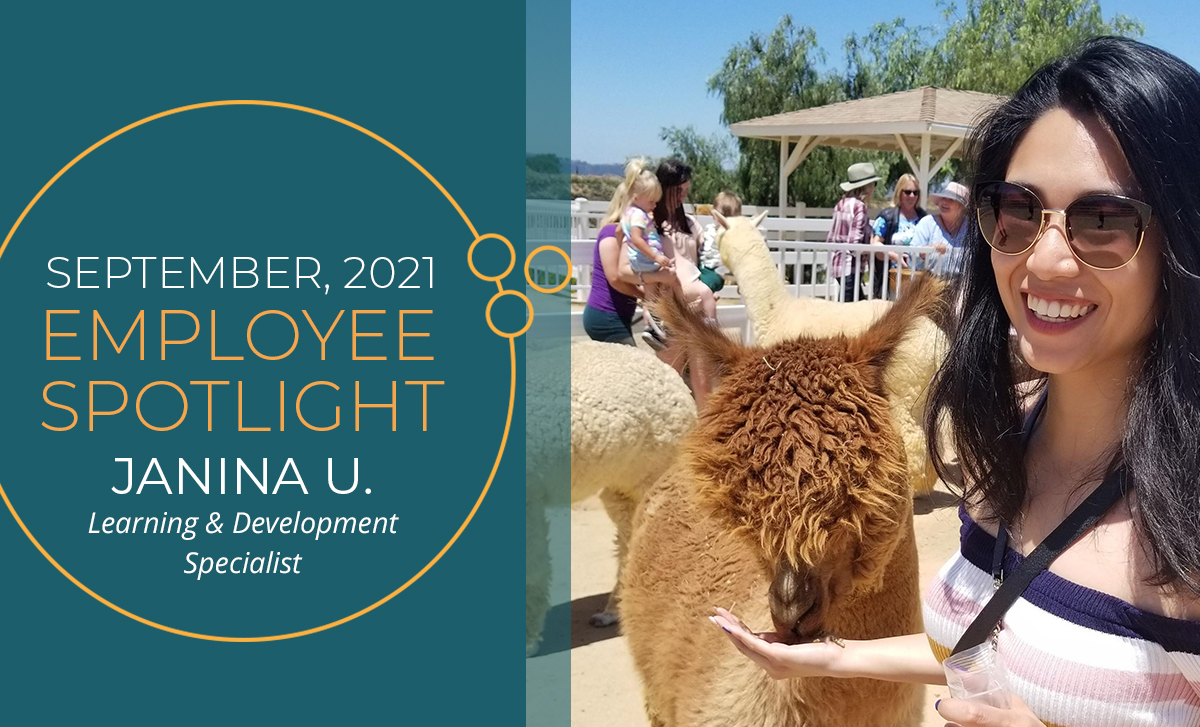 Employee Spotlight | Janina Umali | September 2021 Employee Spotlight | Janina Umali | September 2021