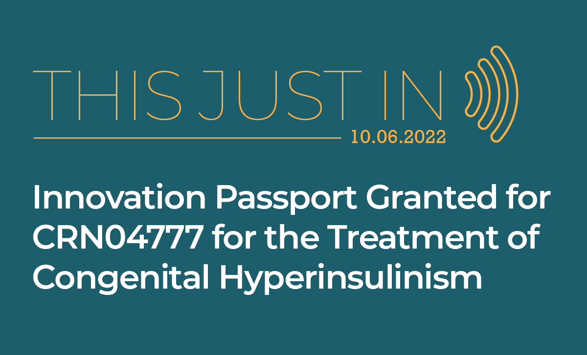 Crinetics Granted Innovation Passport For CRN04777