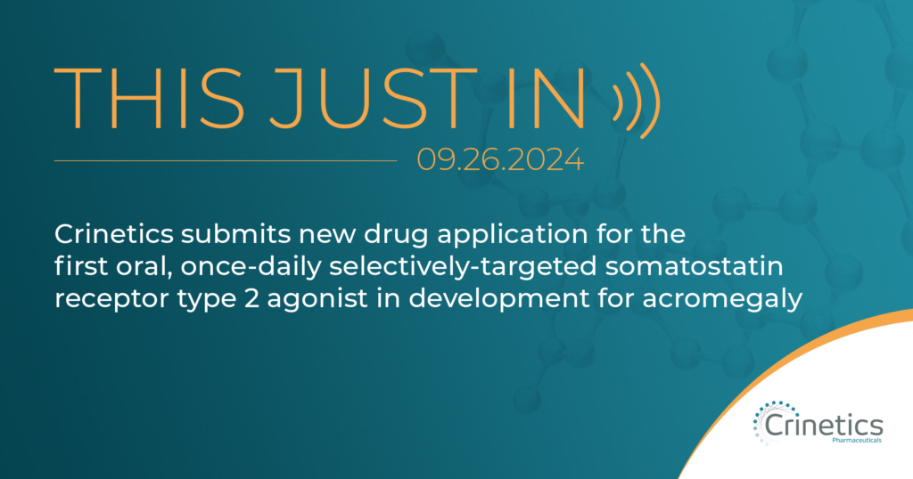 Crinetics Submits New Drug Application For Paltusotine For The ...
